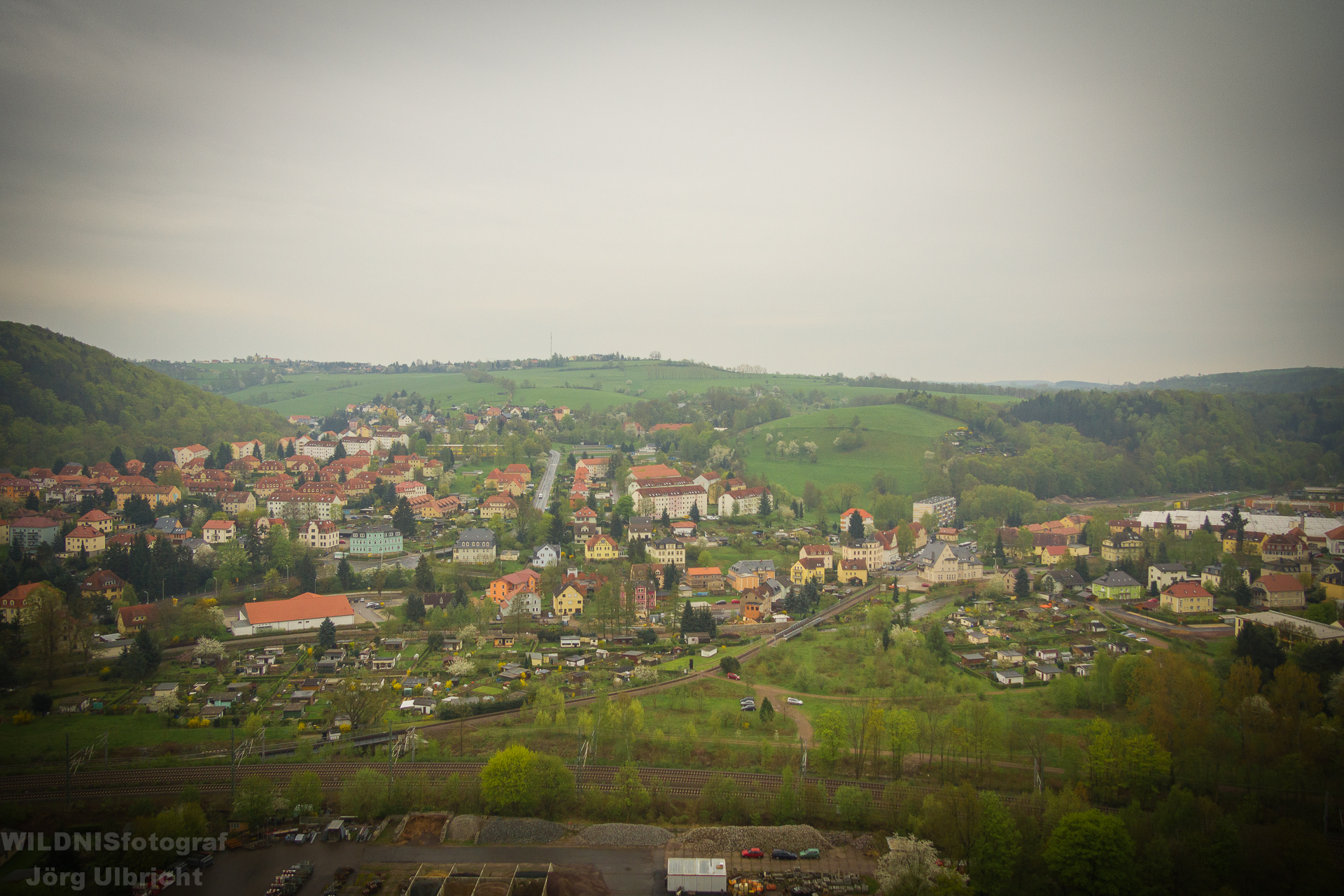 Blick vom Aussichtspunkt – Akteursrunde Hainsberg & Somsdorf